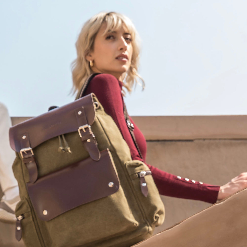 Fur Jaden Laptop Backpack with USB Port & Anti-Theft Back Pocket ...